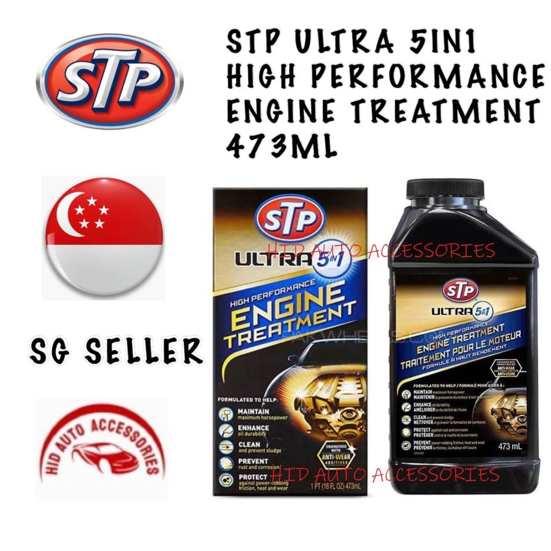 (Ready Stock) STP Ultra 5-IN-1 Hi Performance Engine Treatment, Car ...