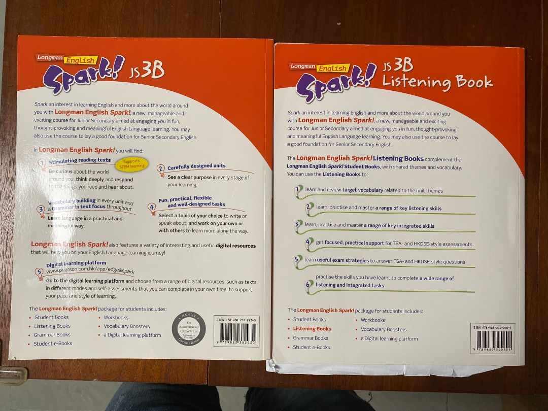Longman English Spark JS 3B & Listening 3B (Pearson) (Reprinted 2021 ...