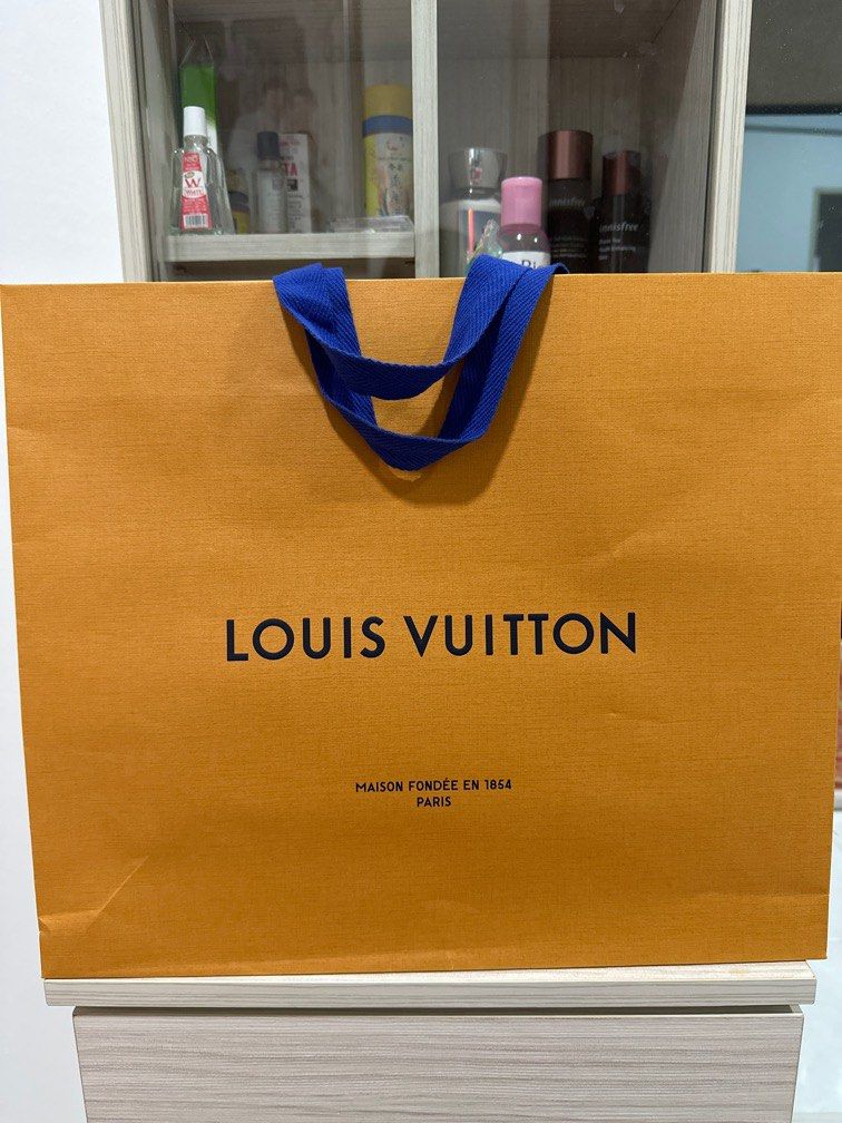 Louis Vuitton LV paper bag medium, Luxury, Accessories on Carousell