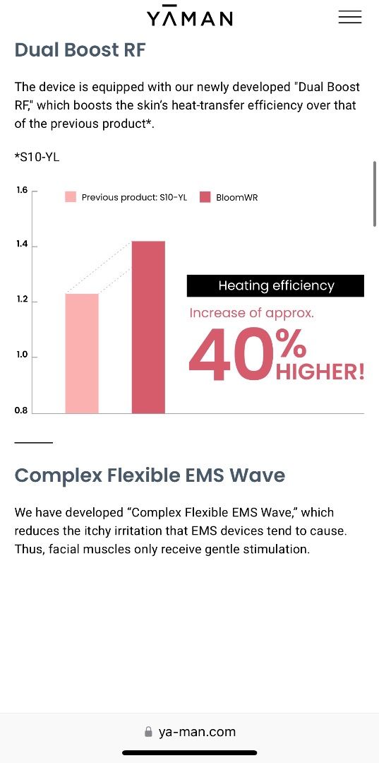 Made-in-Japan Pre-loved Yaman Beauty Device, Beauty & Personal Care ...