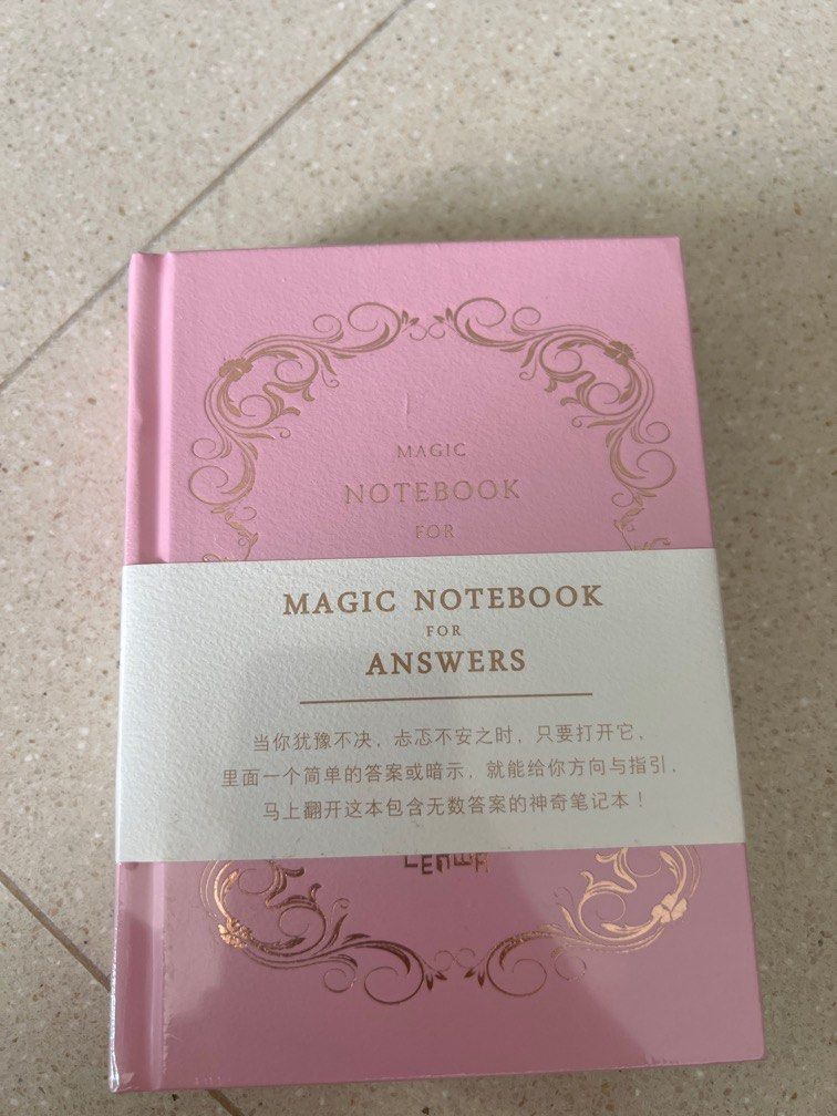 Magic Notebook for Answers, Hobbies & Toys, Books & Magazines, Fiction ...