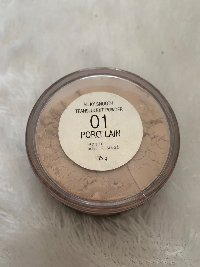 MAKEOVER silky smooth translucent powder 01 porcelain / bedak tabur ...