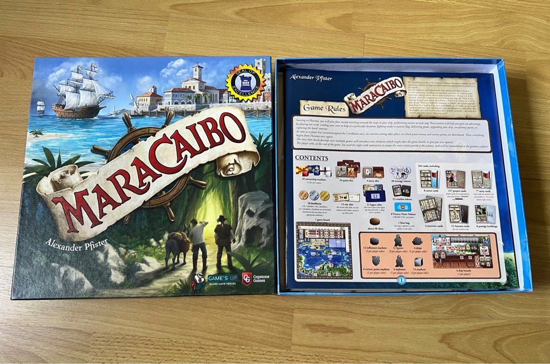 Maracaibo board game, Hobbies & Toys, Toys & Games on Carousell