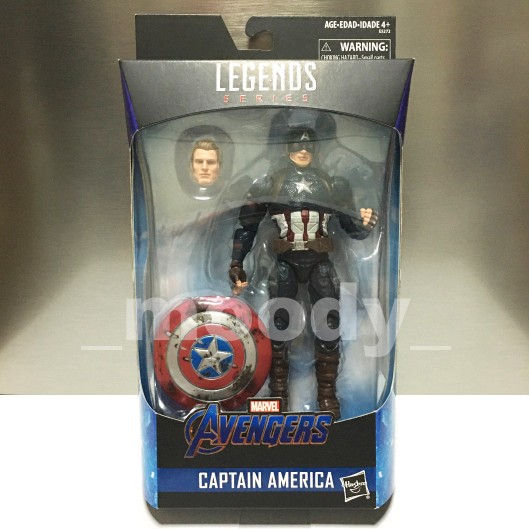 Marvel Legends Avengers Endgame Worthy Captain America with Moljner ...