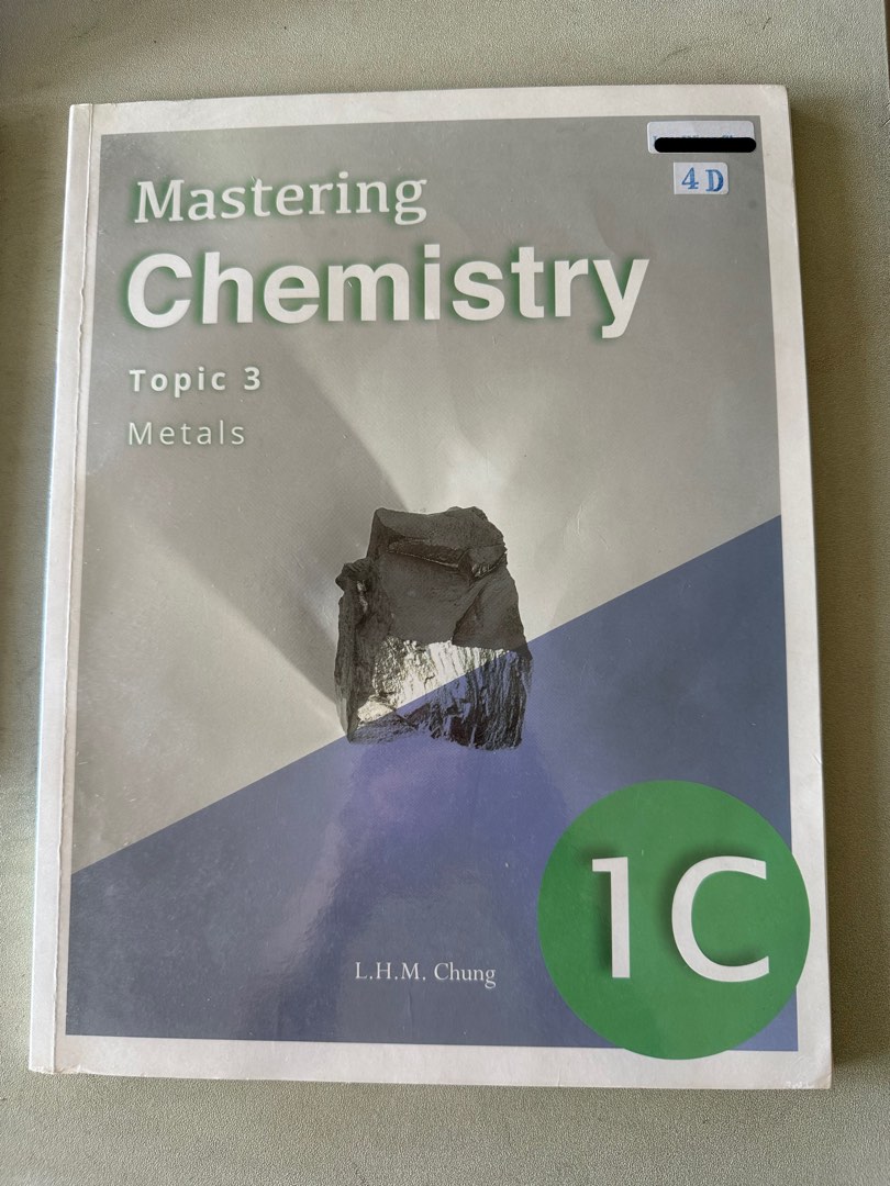 Mastering Chemistry Topic 3 Book 1C , 興趣及遊戲, 書本 & 文具, 教科書 - Carousell