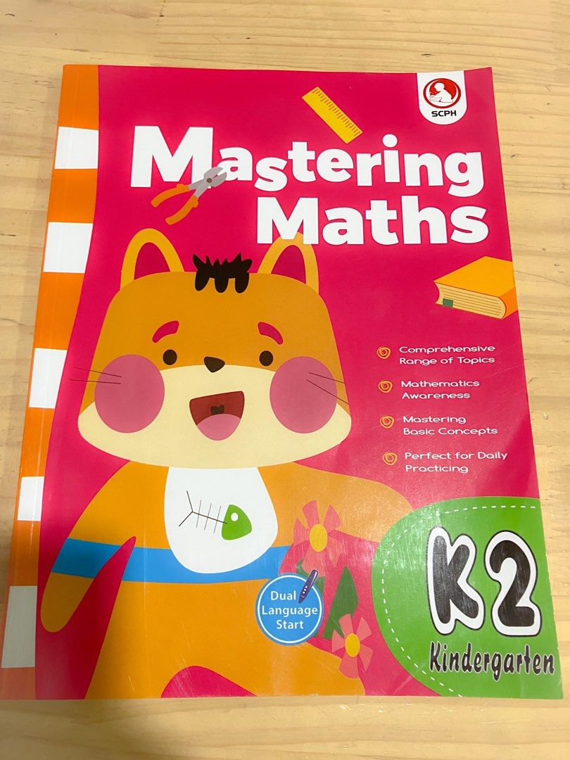 Mastering Maths K2 Singapore, Hobbies & Toys, Books & Magazines, Children's Books on Carousell