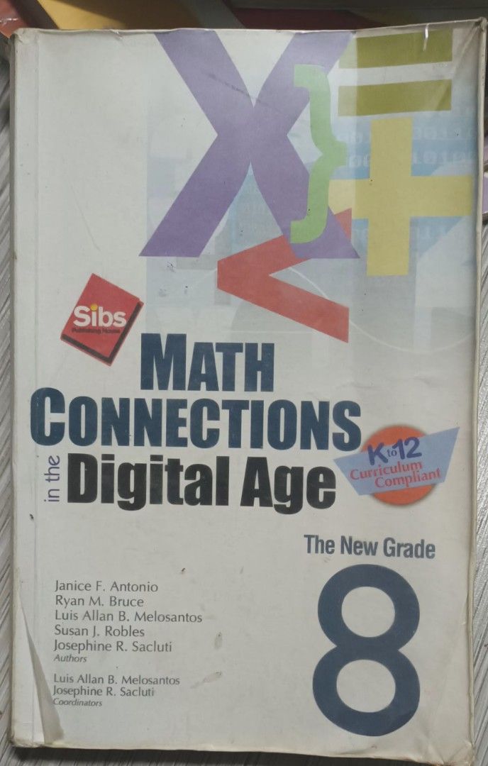 MATH Connections Digital Age | Grade 8 | on Carousell