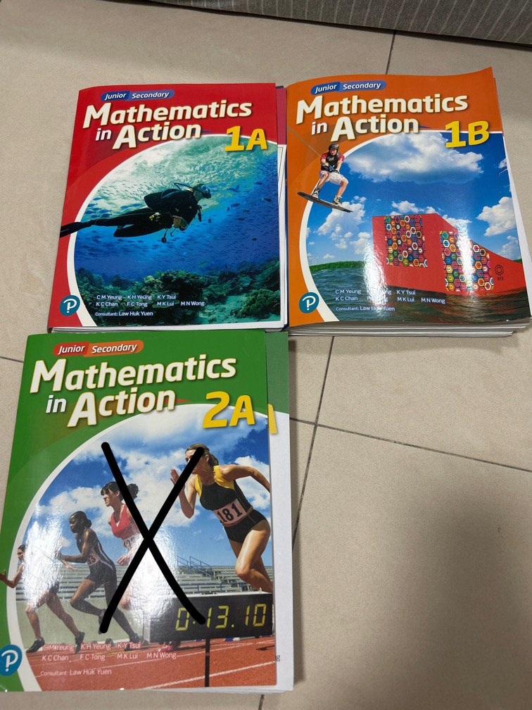 Mathematics in action 1A 1B , 興趣及遊戲, 書本 & 文具, 教科書 - Carousell