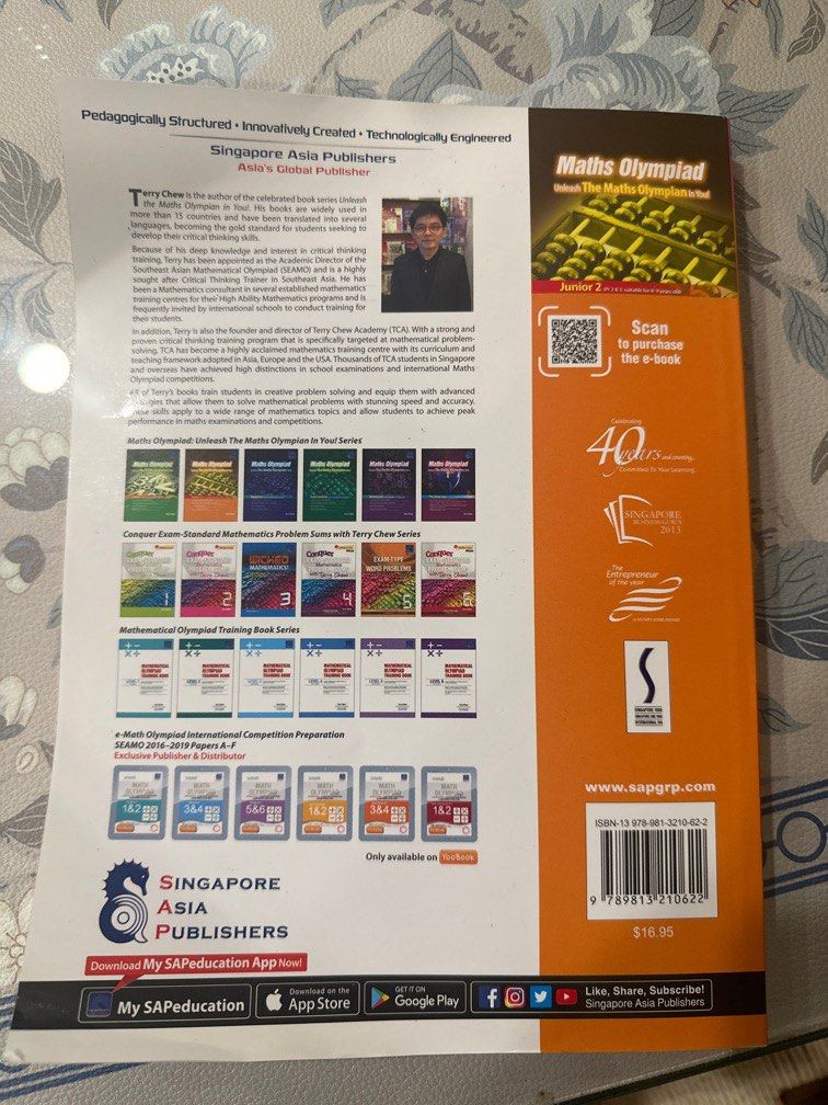 Maths Olympiad - Junior 2 by Terry Chew, Hobbies & Toys, Books ...