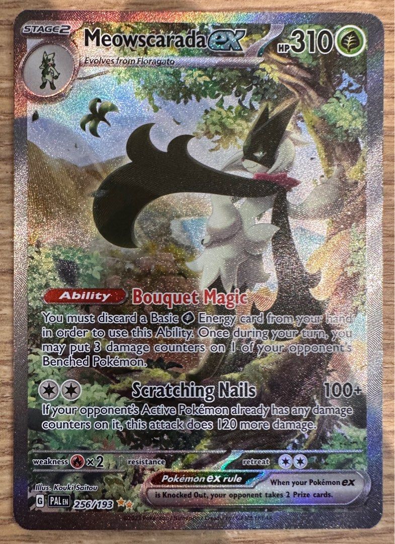 Meowscarada ex, Hobbies & Toys, Toys & Games on Carousell