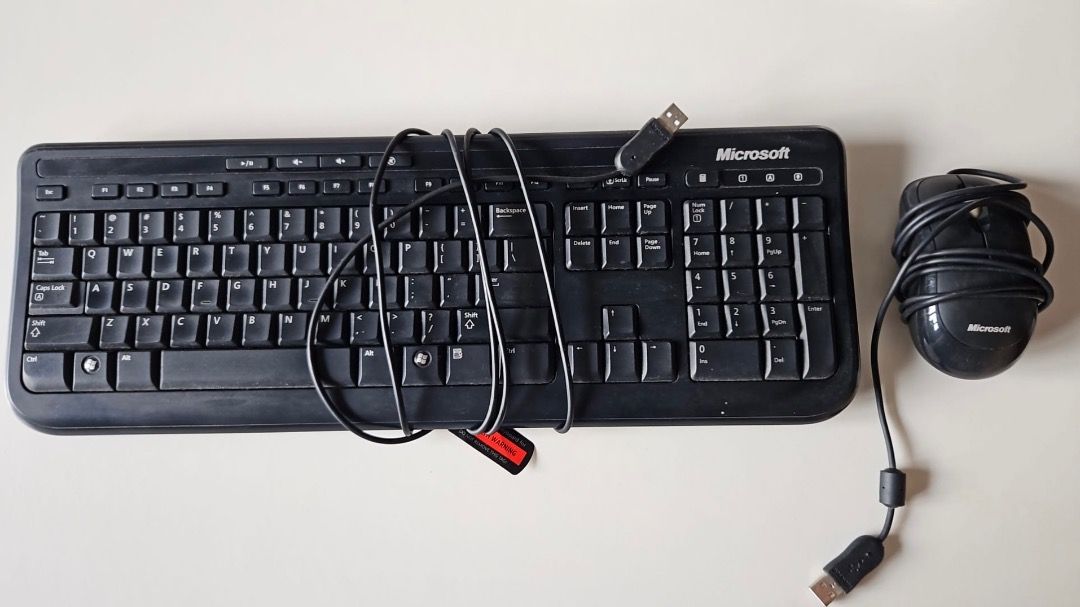 Microsoft computer keyboard and mouse, Computers & Tech, Parts ...