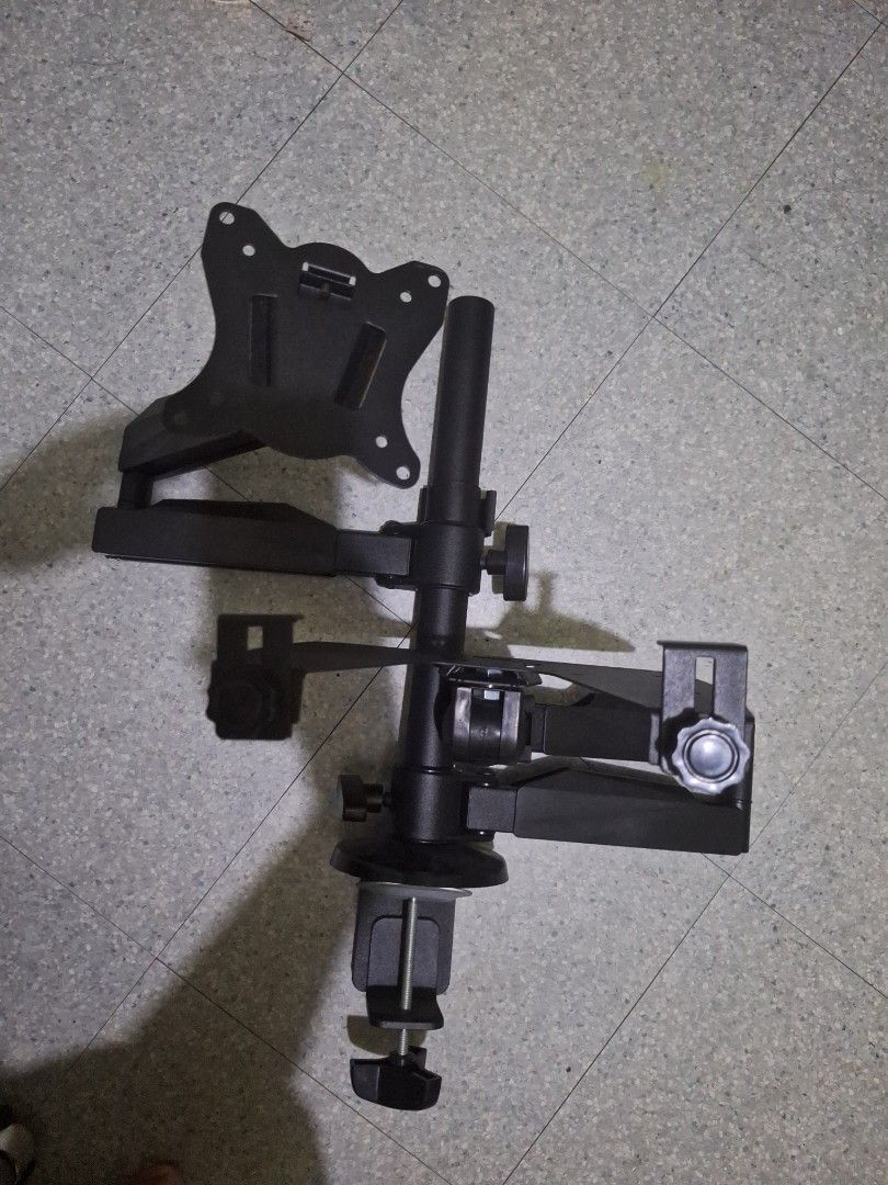 Monitor stand with laptop stand on Carousell