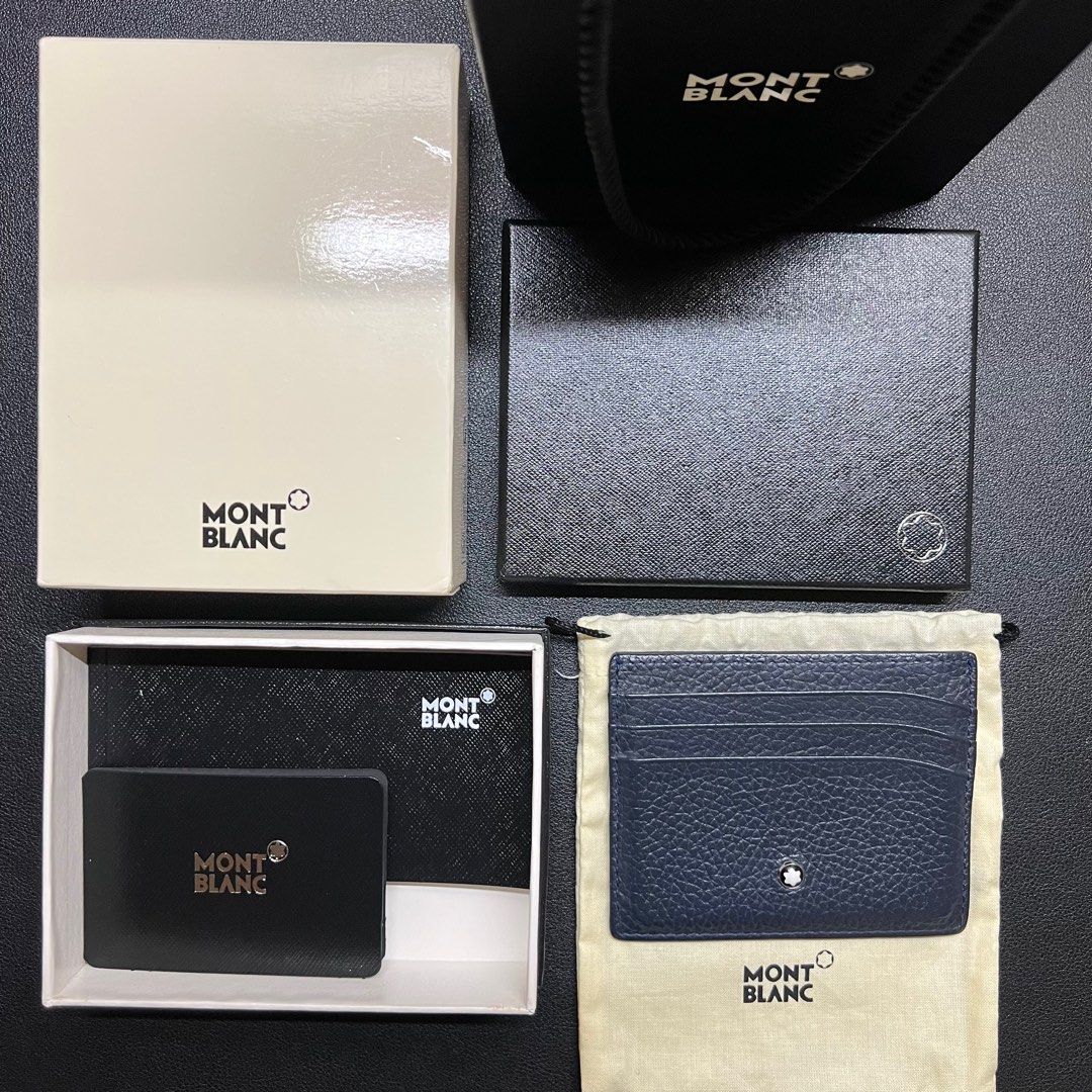 Mont Blanc Card Holder (Complete inclusions), Luxury, Bags & Wallets on ...