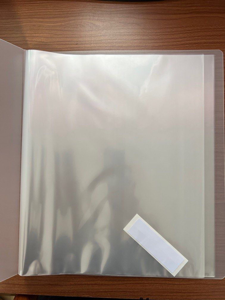 MUJI A4 clear folder (20 pockets), Hobbies & Toys, Stationery & Craft ...
