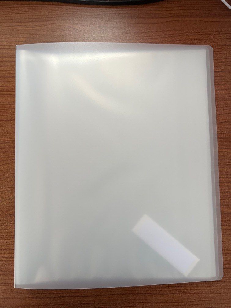 MUJI A4 clear folder (20 pockets), Hobbies & Toys, Stationery & Craft ...