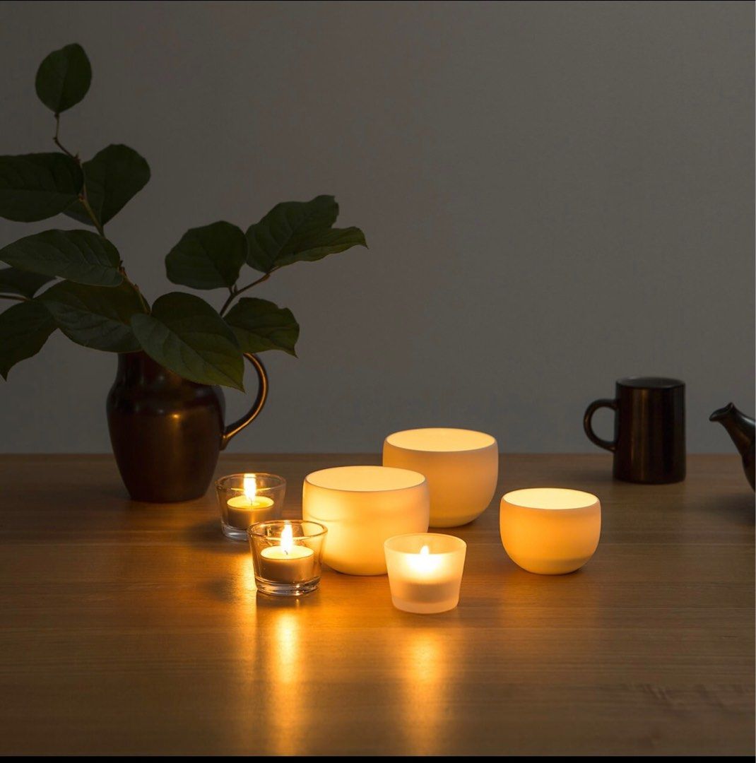 MUJI PORCELAIN CANDLE HOLDER on Carousell