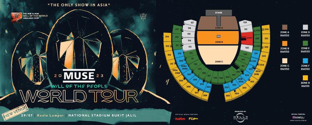 MUSE live in KL, Tickets & Vouchers, Event Tickets on Carousell