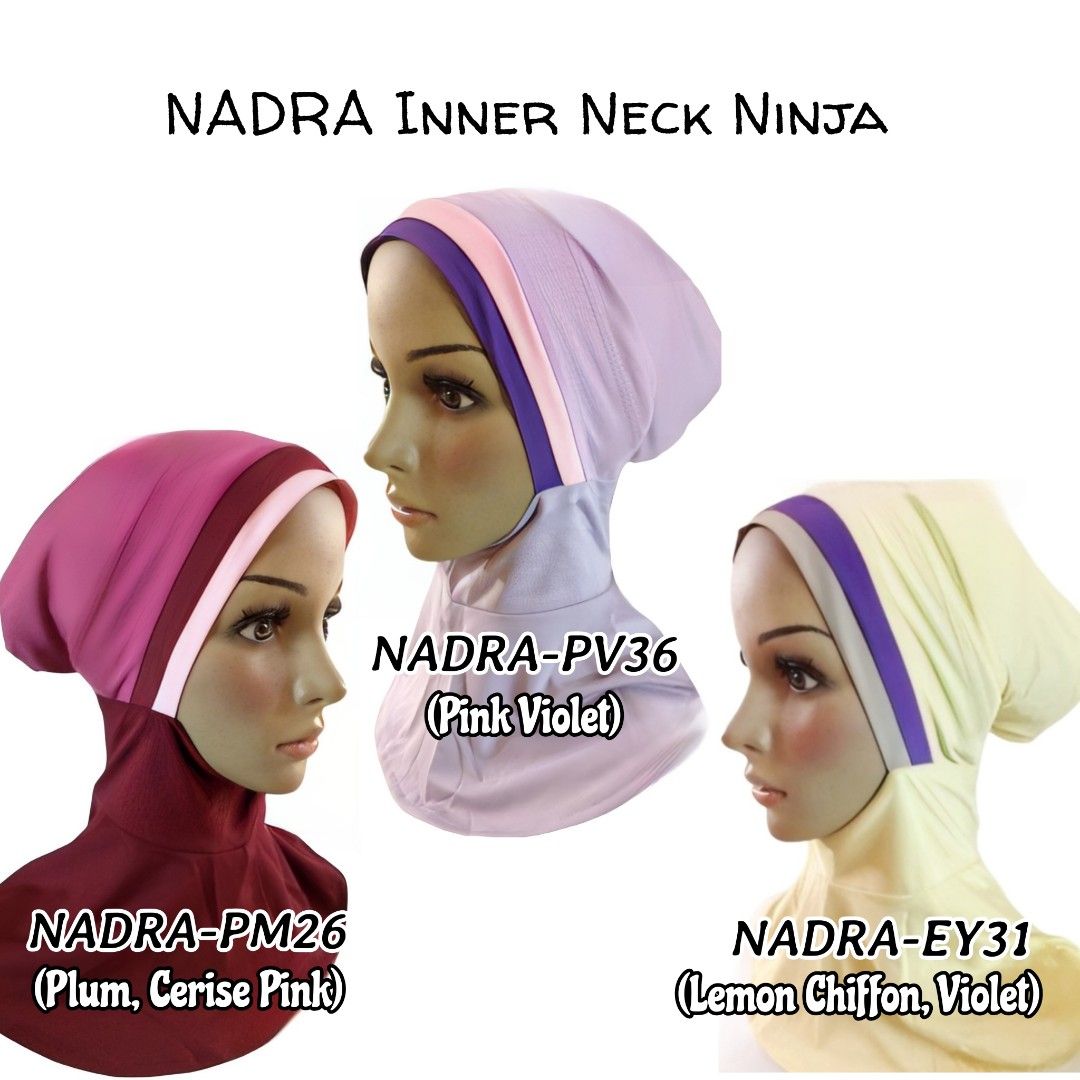 NADRA Inner Neck Ninja ZIP-it-Up!, Women's Fashion, Muslimah Fashion ...