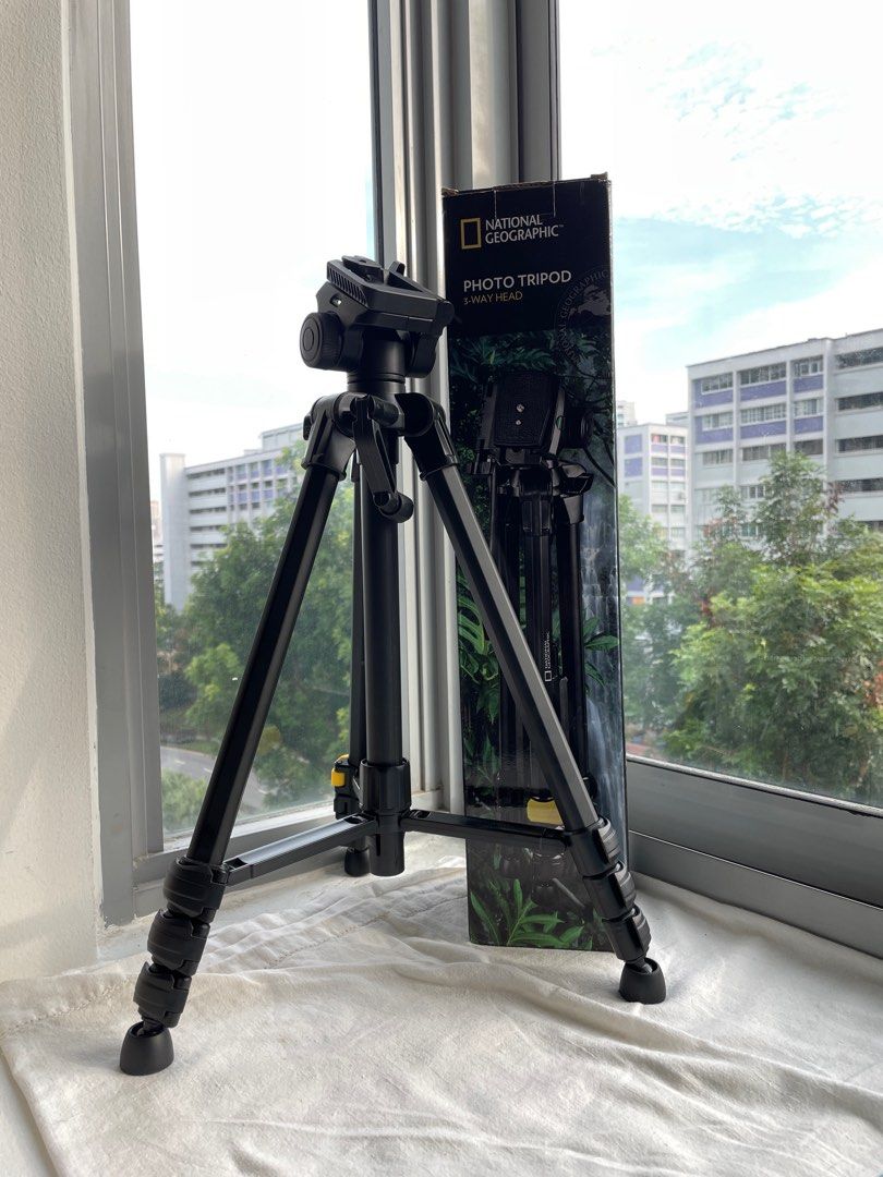 National Geographic 3-Way Head Photo Tripod, Photography, Photography ...