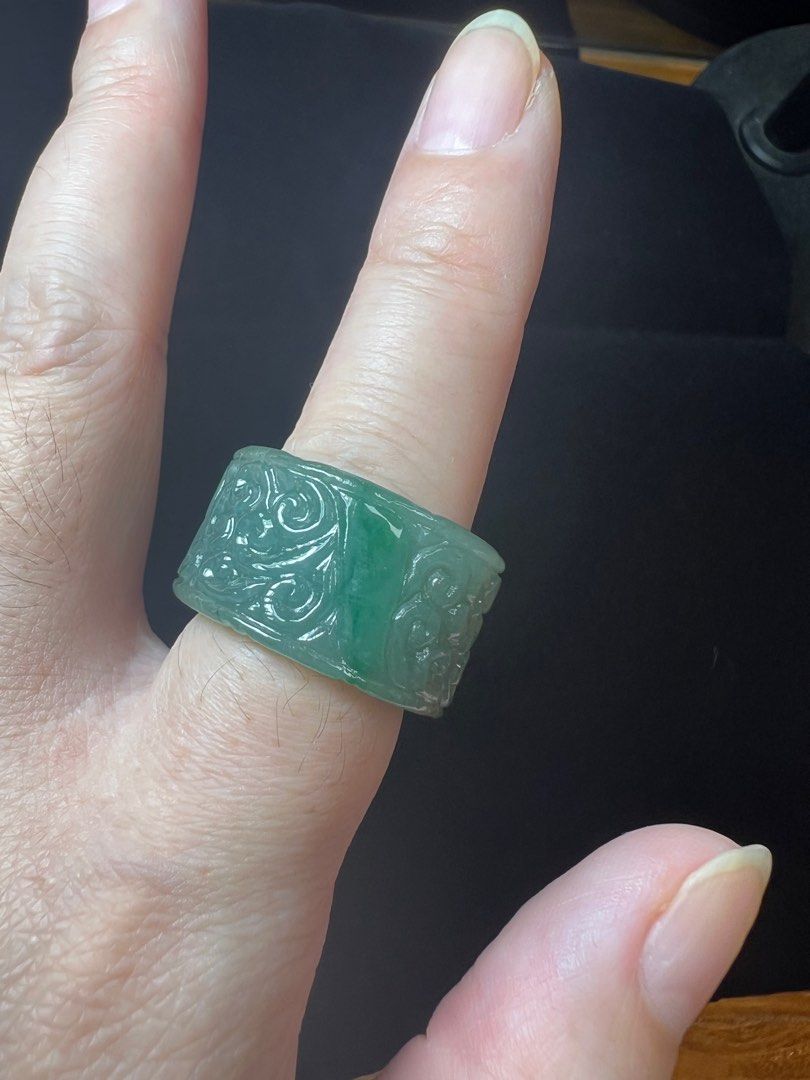 Natural Type A Myanmar Ring, Women's Fashion, Jewelry & Organisers ...