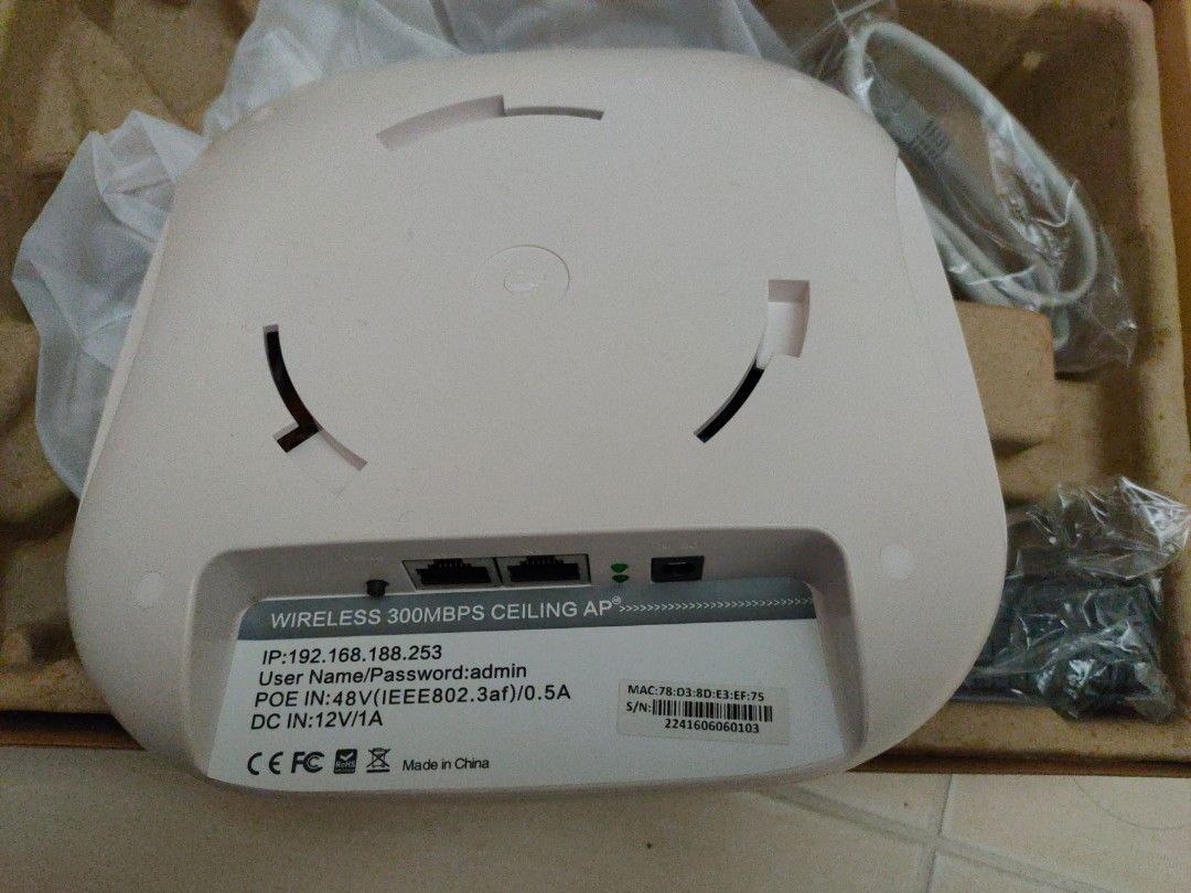 nc link poe ceiling access point, Computers & Tech, Parts & Accessories ...