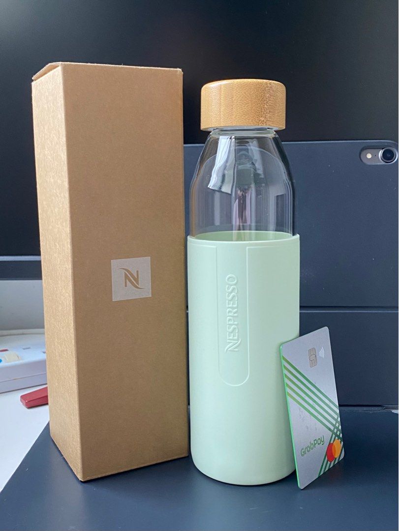 Nespresso Glass Water Bottle, Furniture & Home Living, Kitchenware ...