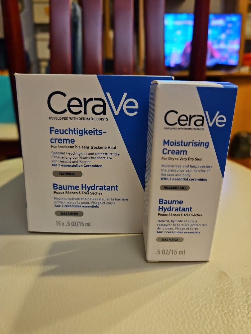 *NEW* Cerave moisturising cream 15ml (last 4), 美容＆化妝品, 健康及美容 - 皮膚護理, 面部 ...
