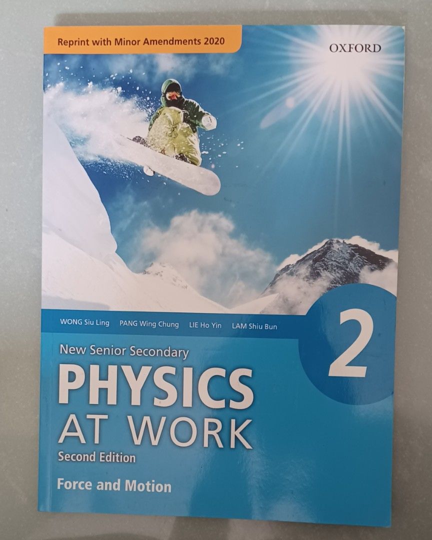 New Senior Secondary Physics at Work, 興趣及遊戲, 書本 & 文具, 教科書 - Carousell