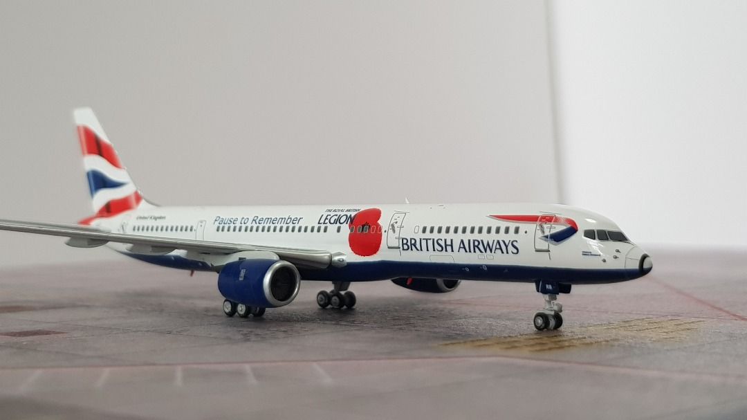 NGModels British Airways Boeing 757-200 "Pause To Remember - Poppy ...