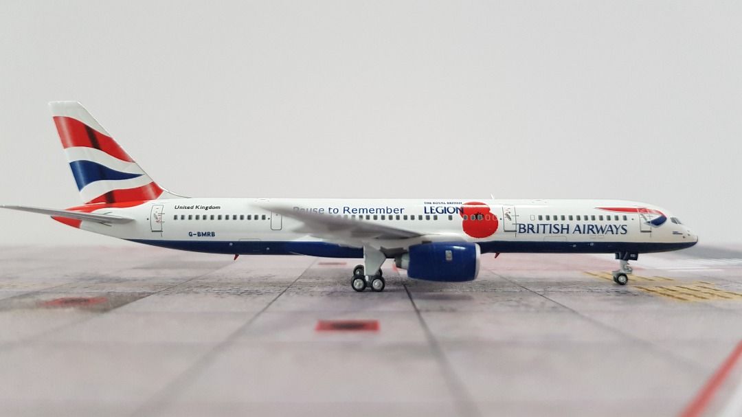 NGModels British Airways Boeing 757-200 "Pause To Remember - Poppy ...