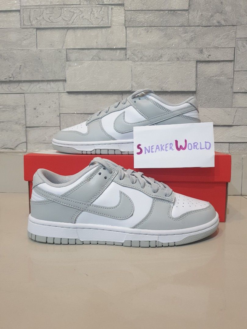 Nike Dunk Low Grey Fog, Men's Fashion, Footwear, Sneakers on Carousell