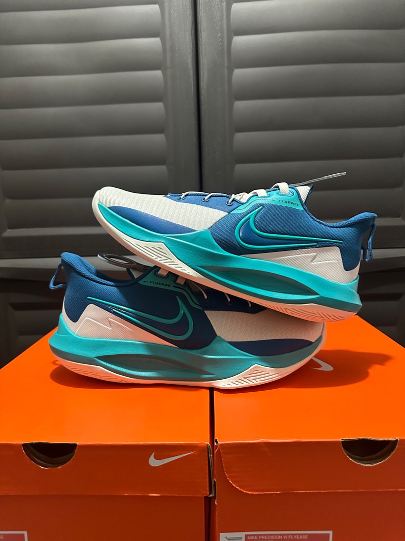 Nike Precision 6 Flyease Clear Jade, Men's Fashion, Footwear, Sneakers ...