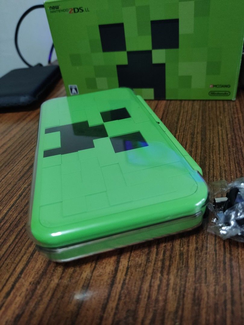 Nintendo 2ds XL/LL Minecraft Creeper edition 64GB modded, Video Gaming ...