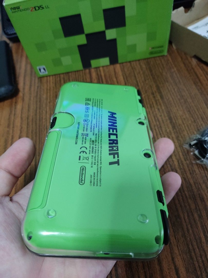 Nintendo 2ds XL/LL Minecraft Creeper edition 64GB modded, Video Gaming ...