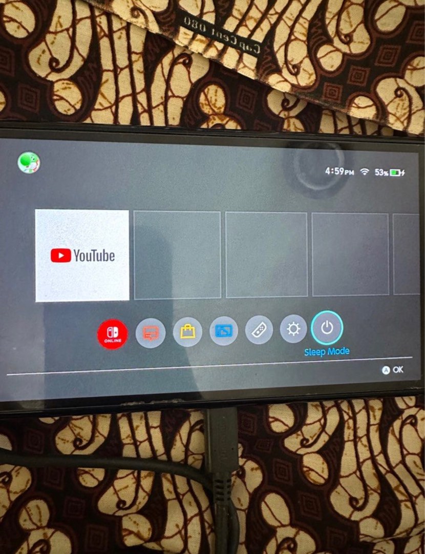 Nintendo Switch OLED Console with Joycon red/blue, Video Gaming, Video ...