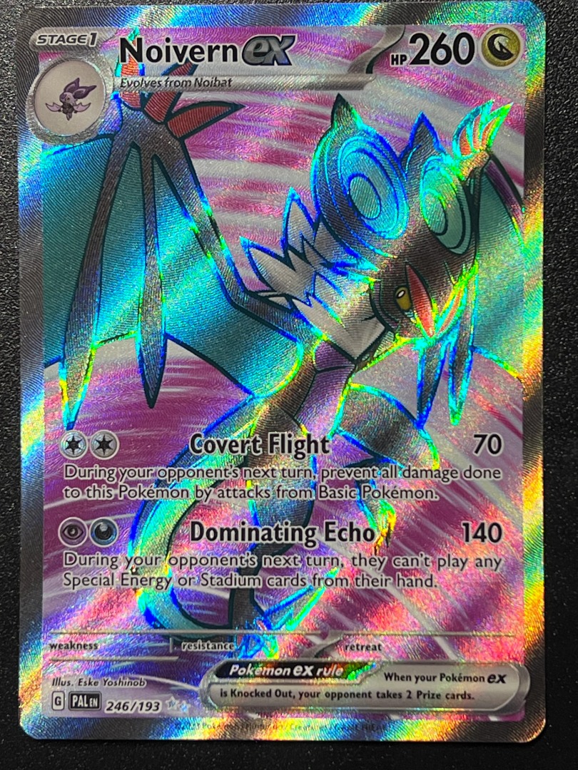 NOIVERN EX FULL ART PALDEA EVOLVED POKEMON TCG CARDS NOT CHARIZARD ...