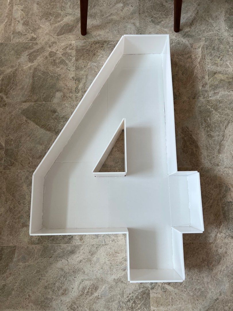 Number 4 frame , Hobbies & Toys, Stationery & Craft, Occasions & Party ...