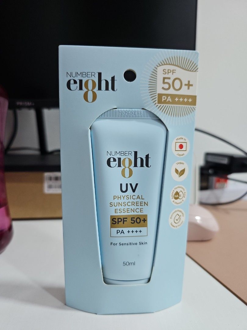 Number ei8ht physical sunscreen, Beauty & Personal Care, Face, Face ...
