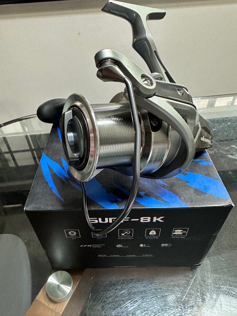 Okuma Surf 8K, Sports Equipment, Fishing on Carousell