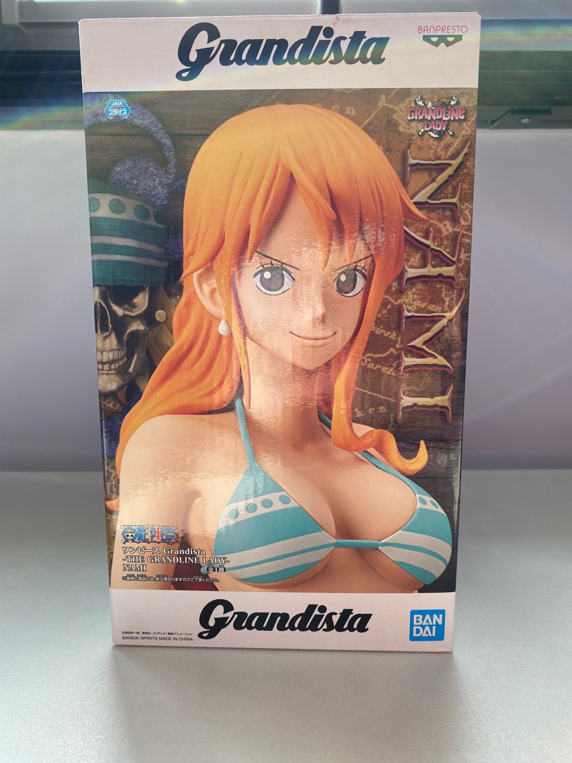 [One Piece Stampede] [Grandista] Nami! Authentic with gold toei sticker, Hobbies & Toys ...