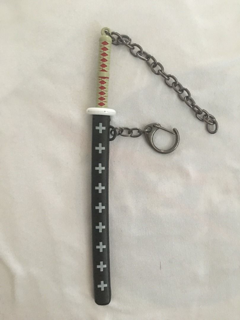 One Piece Trafalgar Law's Sword Clip Key with Case, Hobbies & Toys ...