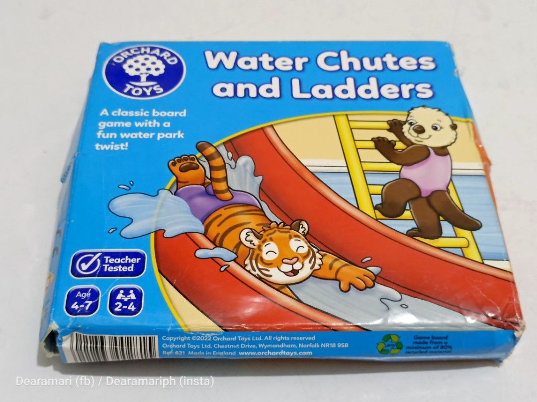 Orchard Toys Water, Chutes and Ladder - A puzzle snakes and ladders ...