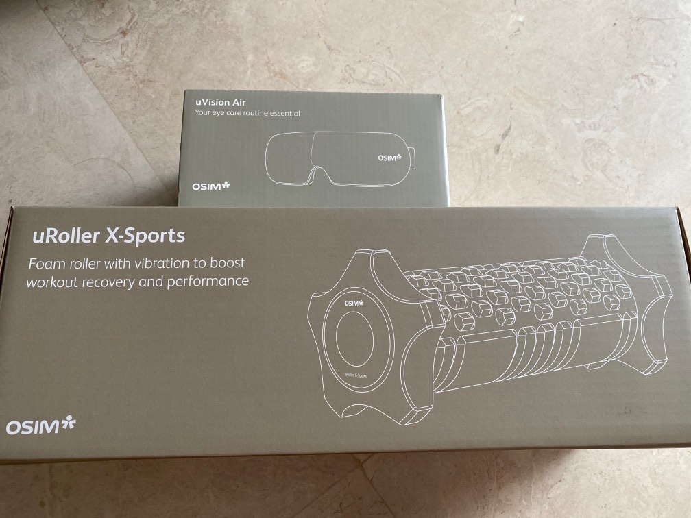 Osim uVision Air and Osim uRoller X-Sports, Furniture & Home Living ...