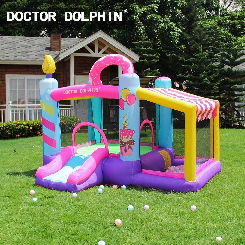 Outdoor Indoor Bounce House Inflatable Bouncy Kids Jumping Castle Slide ...