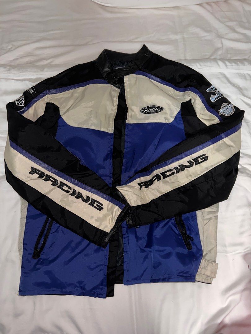 oversized racer jacket, Men's Fashion, Tops & Sets, Hoodies on Carousell