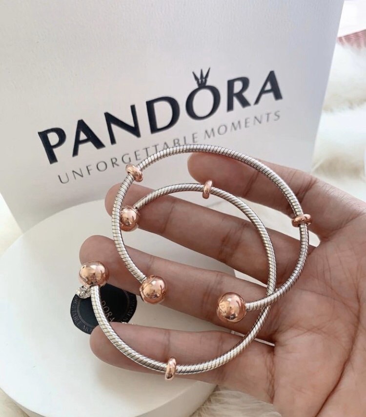 Pandora Moments Open Bangle on Carousell
