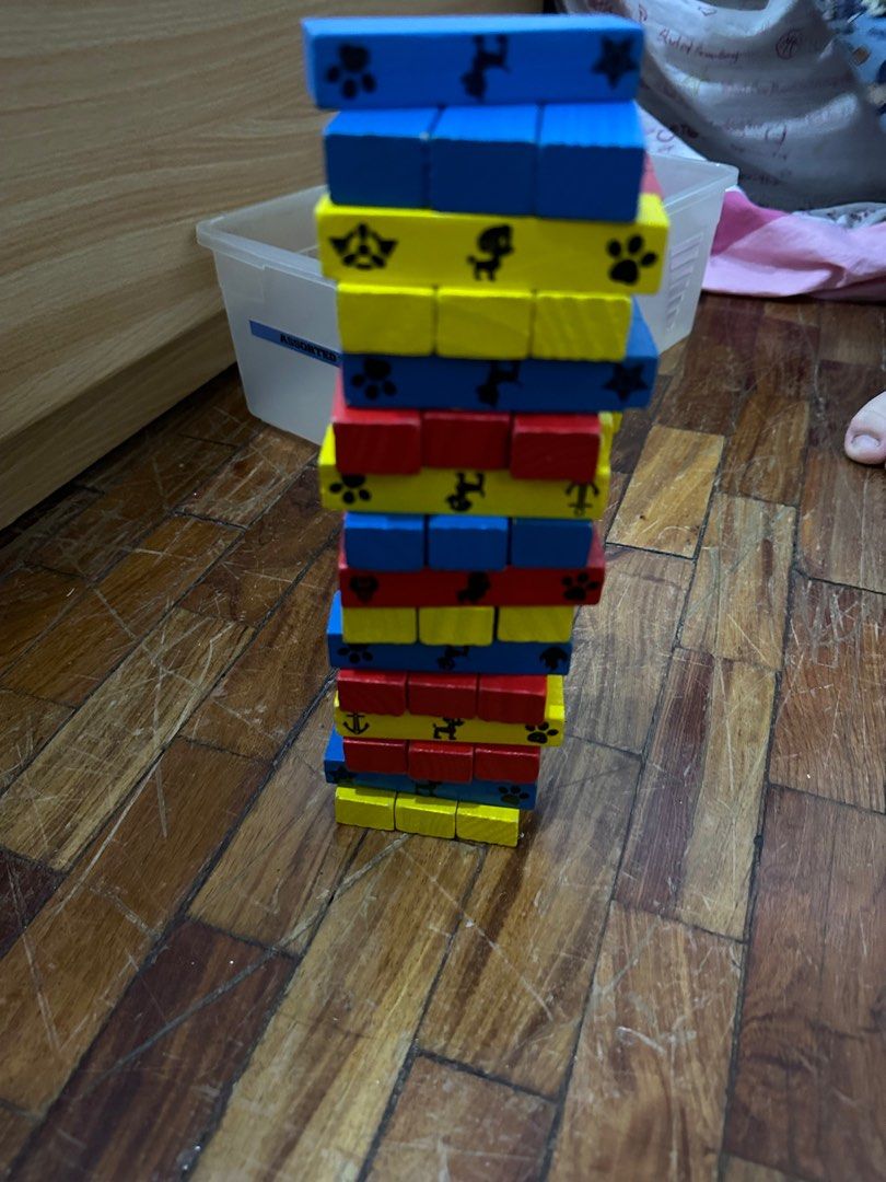 Paw Patrol Wooden Blocks (Jenga Style), Hobbies & Toys, Toys & Games on ...