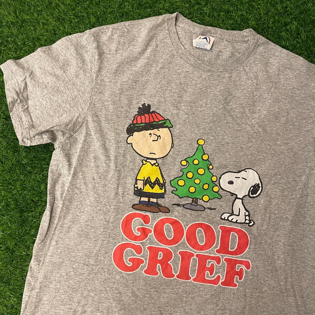 Peanuts and Snoopy Good Grief Christmas Tree Shirt on Carousell