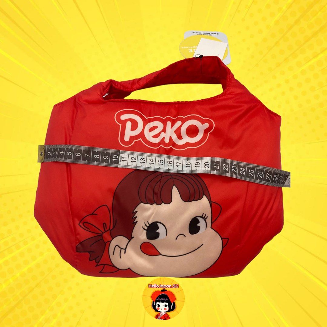 Peko Chan Milky Red Tot Bag, Women's Fashion, Bags & Wallets, Tote Bags ...
