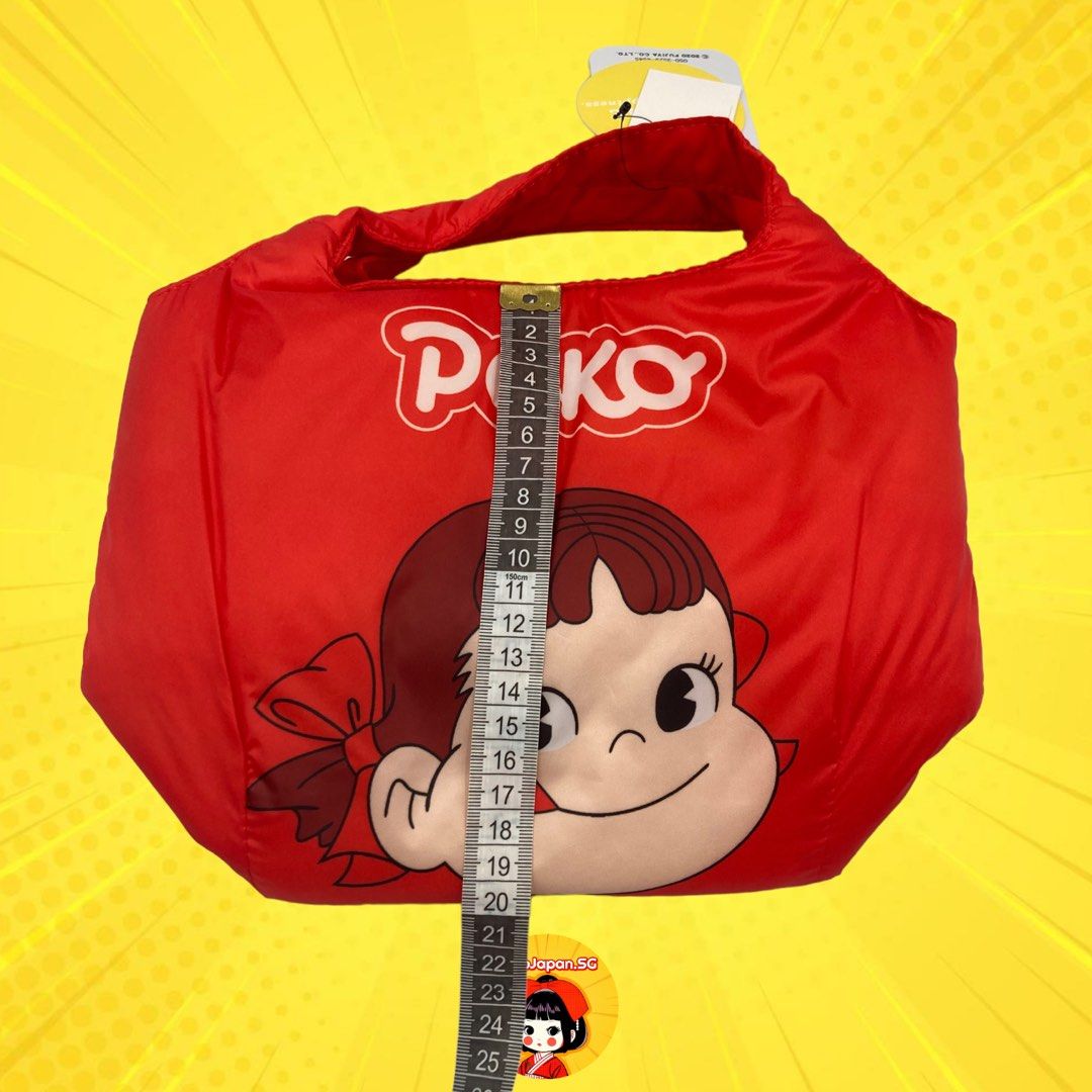 Peko Chan Milky Red Tot Bag, Women's Fashion, Bags & Wallets, Tote Bags ...